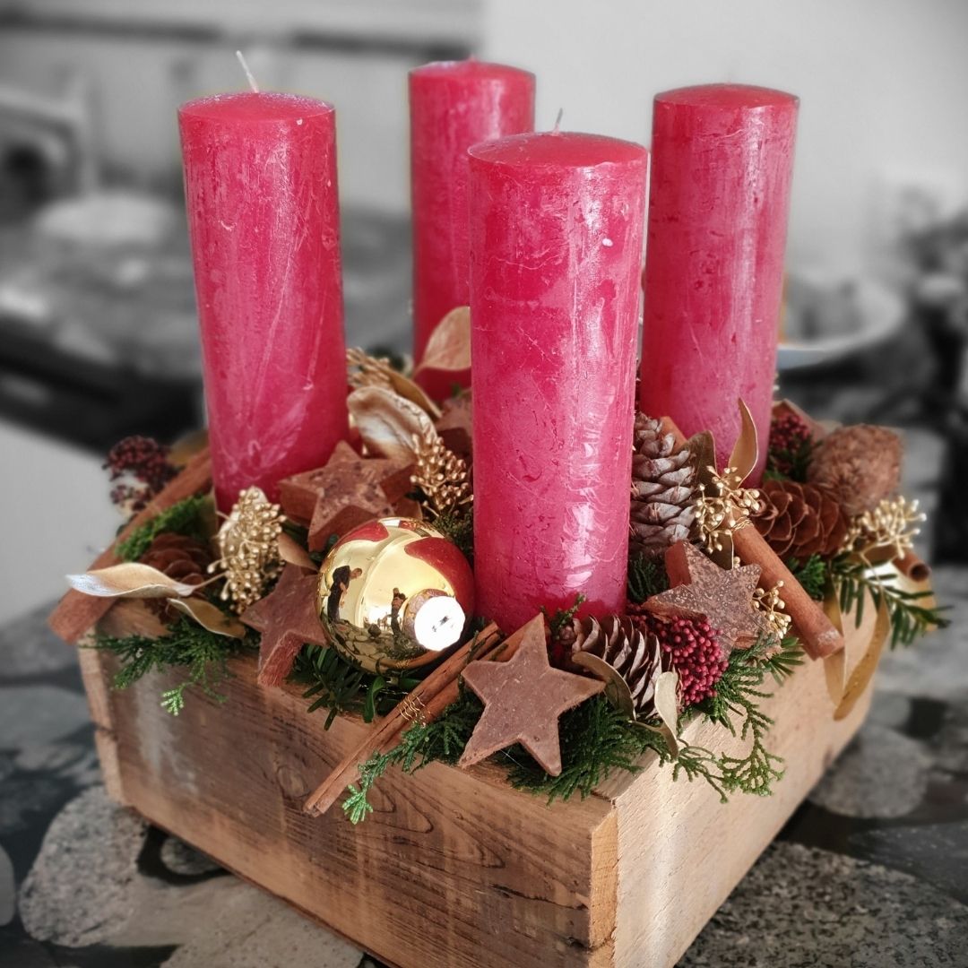 Adventsgesteck Selber Machen