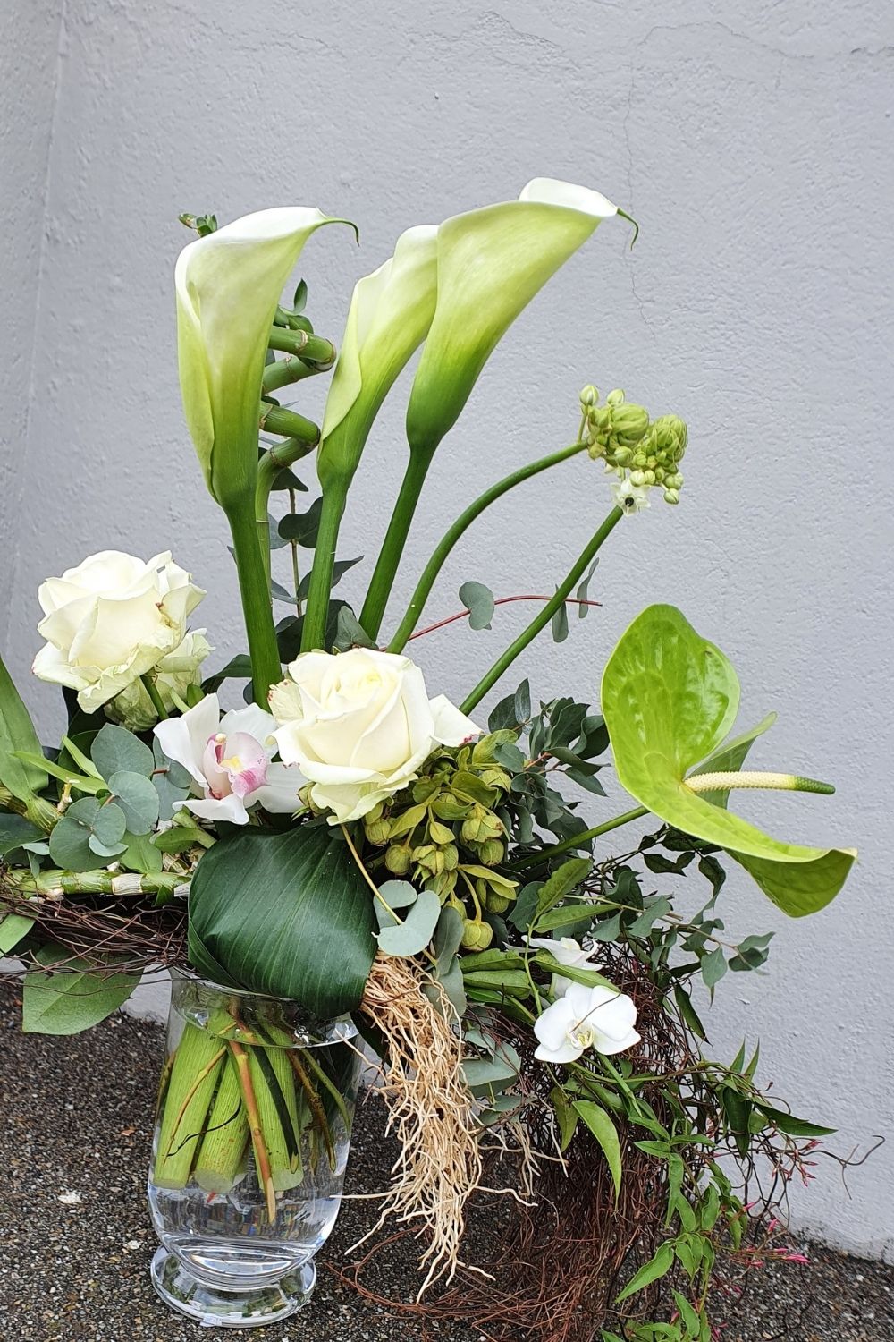 Exklusiver Blumenstrauss binden. Floristik Inspiration - Blumen Flora-Line